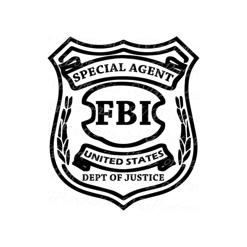 Fbi Badge Template - Etsy