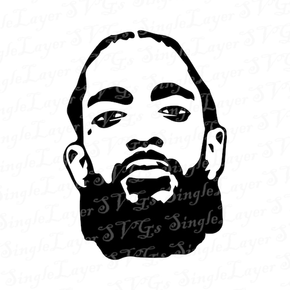 Nipsey Hussle Svg Dxf Png Pdf Eps Vector Files Nipsey Etsy