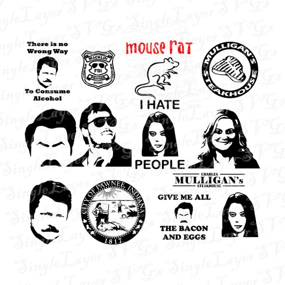 Parks and Recreation SVG File Bundle Parks and Rec Svg DXF - Etsy