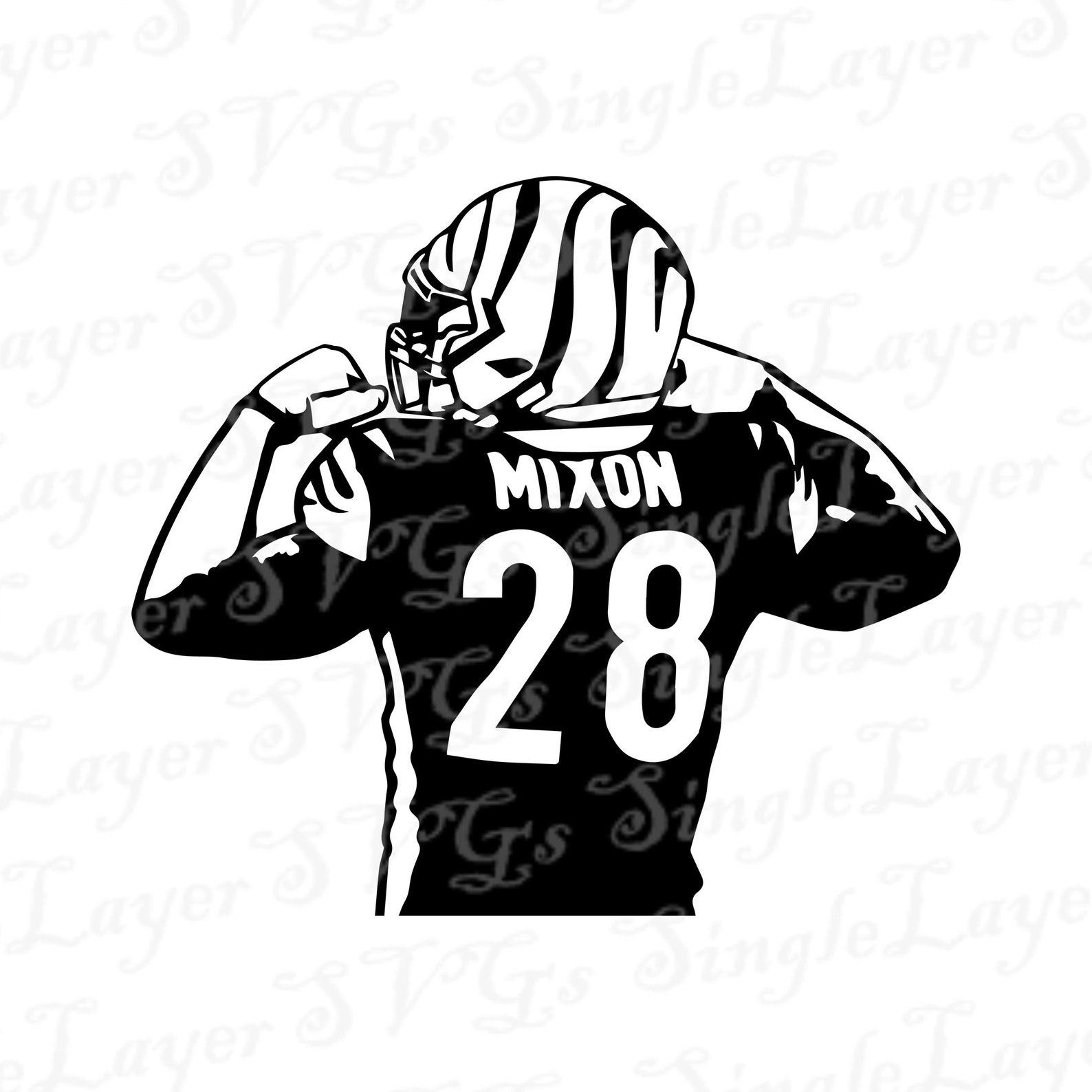 Joe Mixon SVG DXF Png Pdf Jpg Eps Vector Files Joe Mixon Svg - Etsy