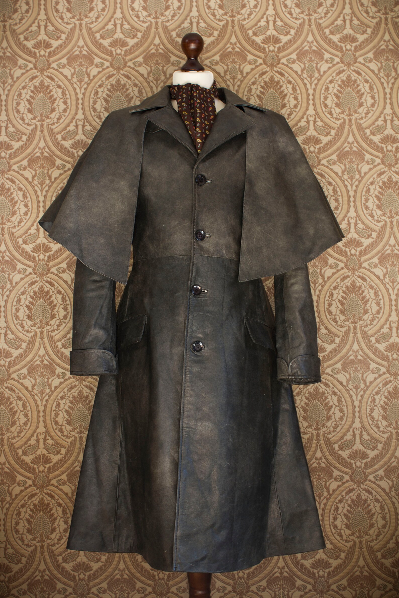 Bloodborne Hunter Style Long Leather Coat Duster Steampunk Victorian ...