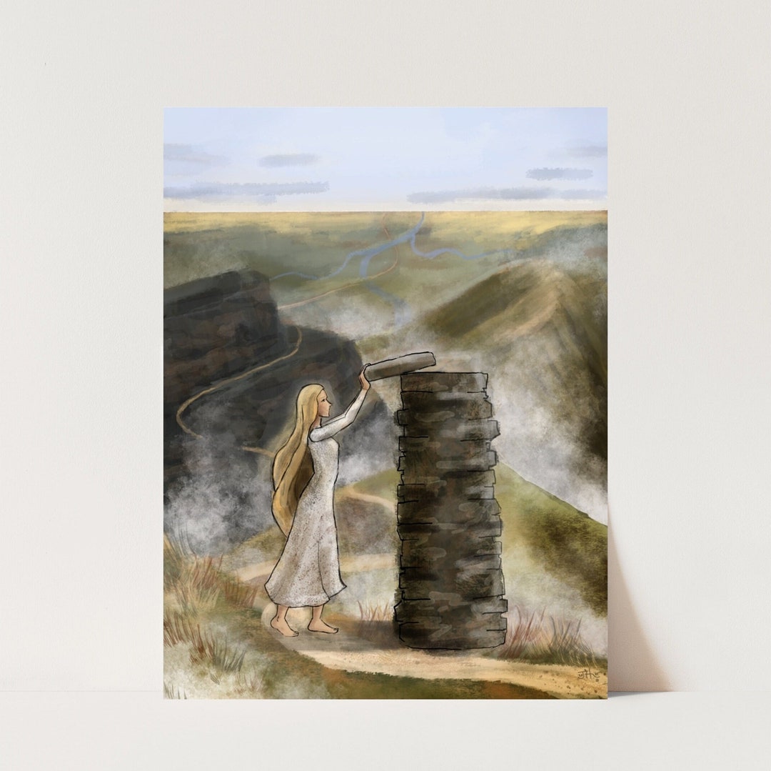 Stone of Help Print -- Come Thou Fount Art -- Blessings Art - Etsy