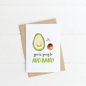 New Baby Card: You're Going to Avo Baby Pregnancy Pun - Etsy
