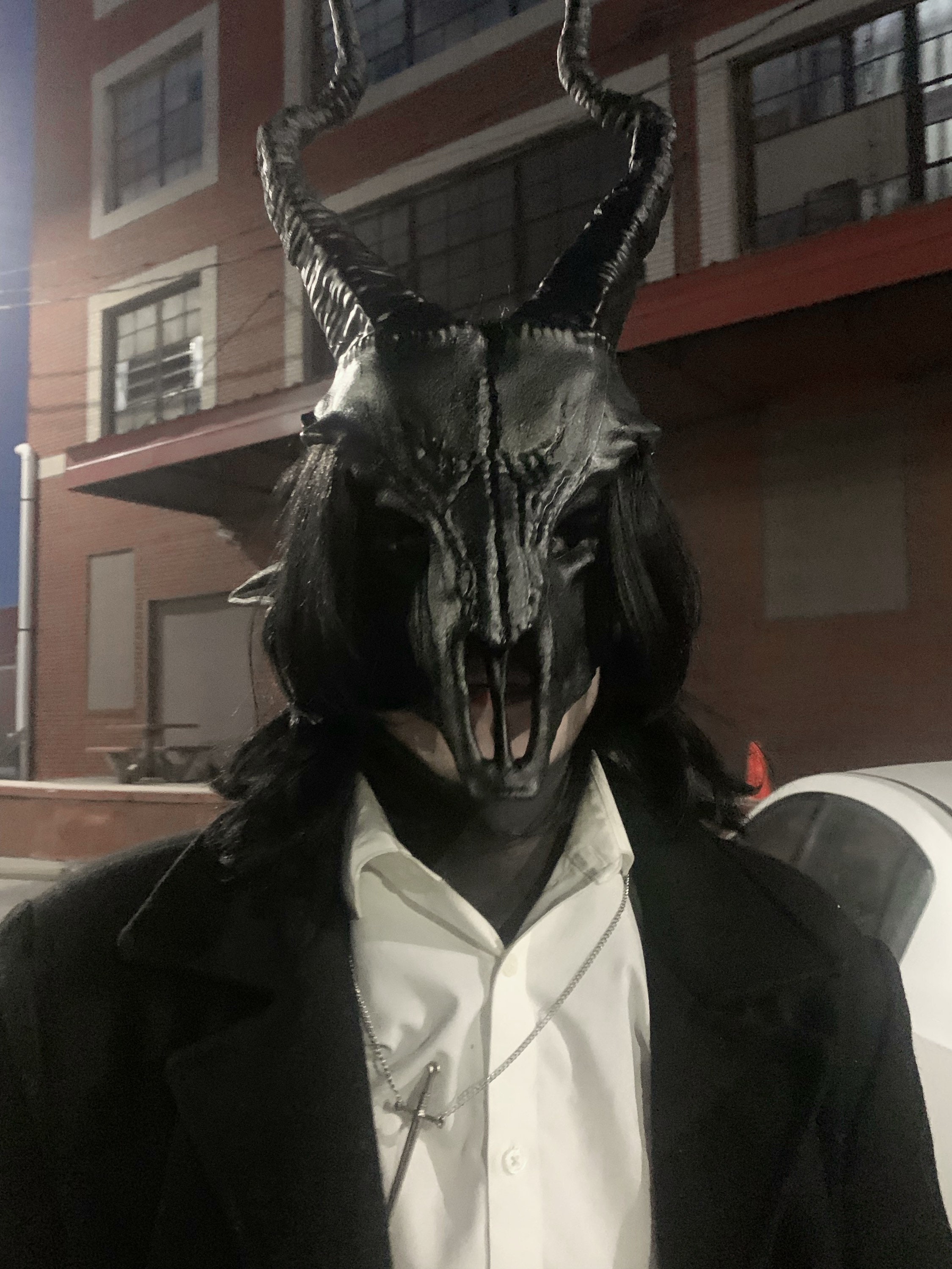 Goat Skull Mask Teacher Girl From the Other Side Inspired - Etsy