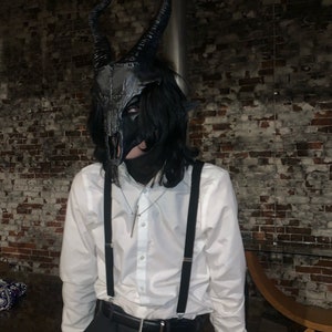 Goat Skull Mask Teacher Girl From the Other Side Inspired - Etsy