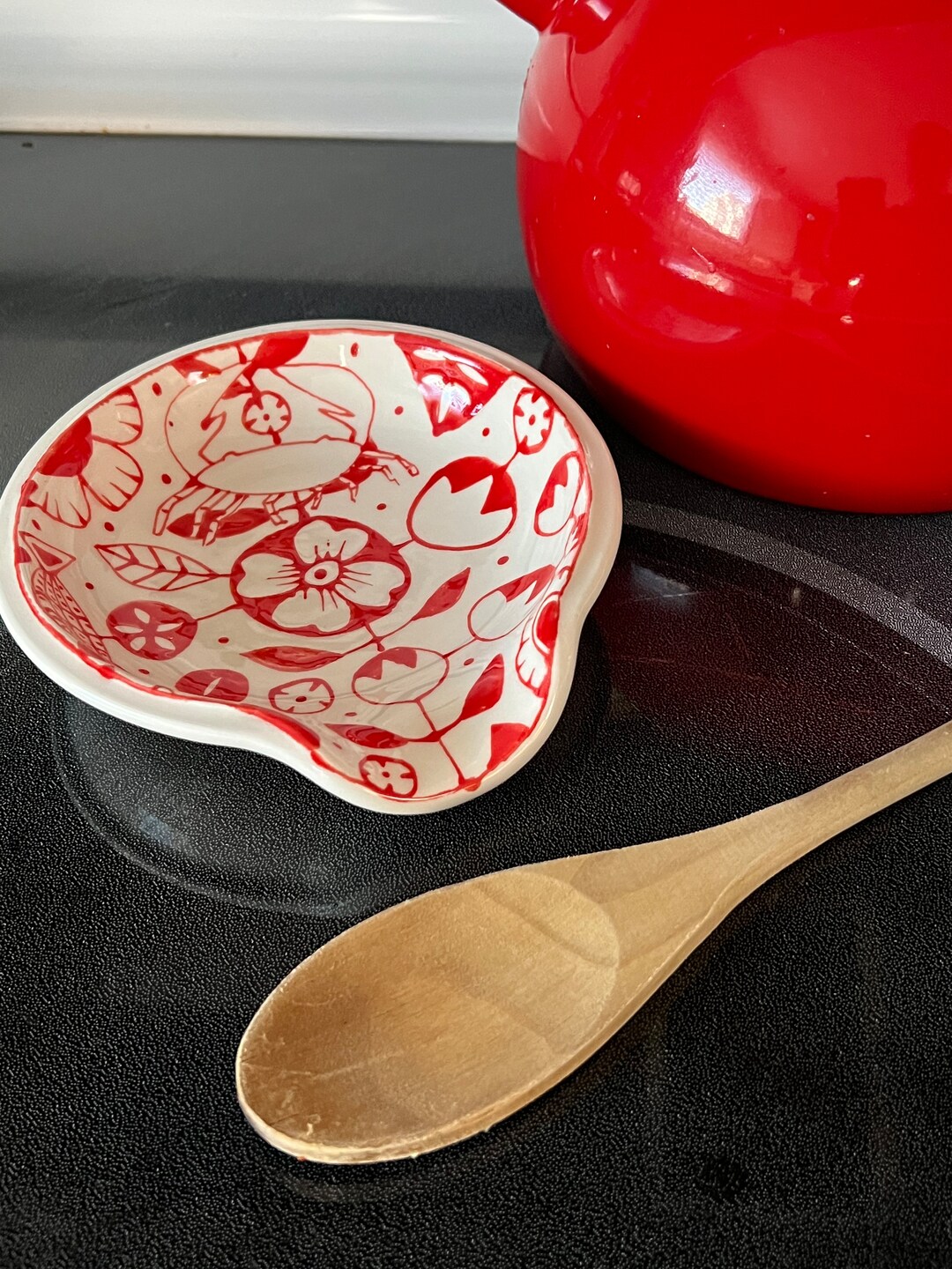 Spoon Rest, Hand Painted - Etsy