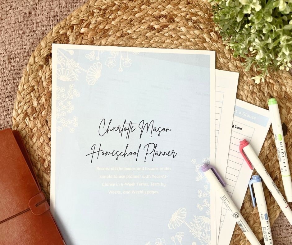 Homeschool Planner, Printable Charlotte Mason Planner, Year Round ...