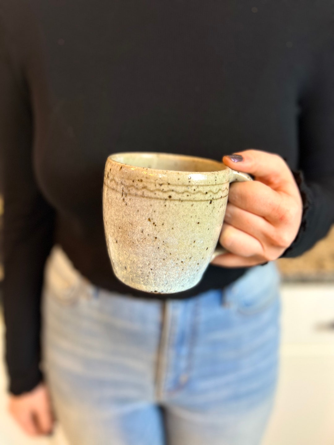 Mug Ceramic Stoneware, Handmade Pottery, Vermont Artist - Etsy