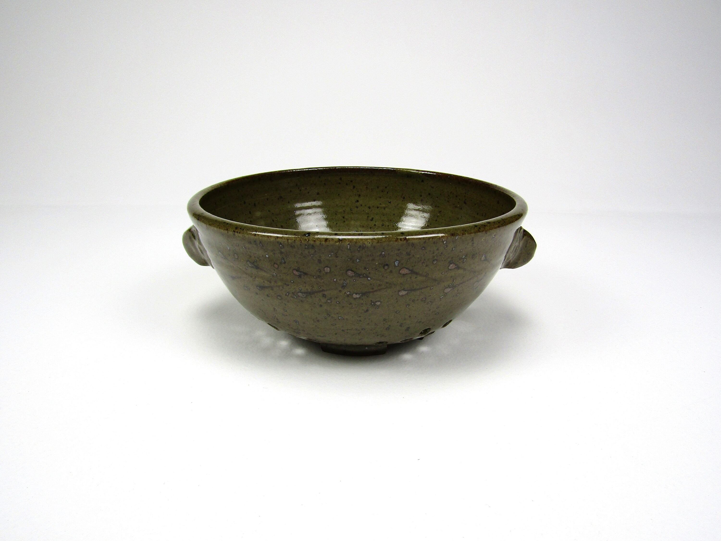 Strainer/colander Ceramic Stoneware, Handmade Pottery, Vermont Artist ...