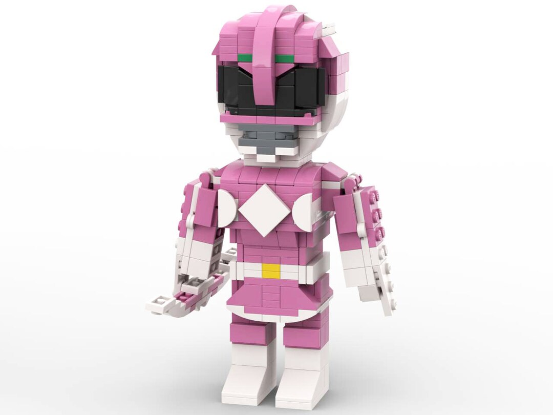 Pink Power Ranger Custom LEGO© Figure Instructions - Etsy