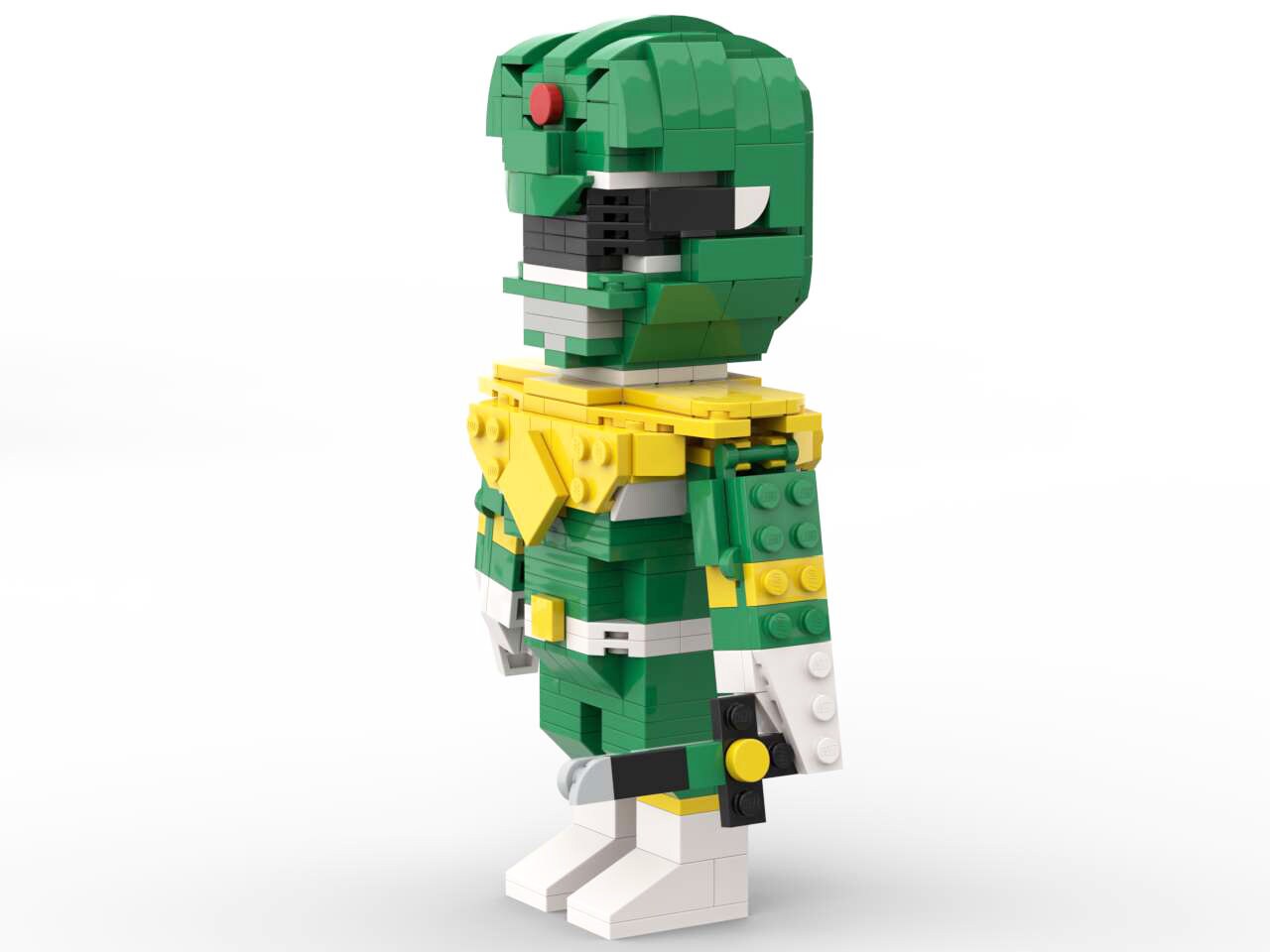 Green Power Ranger Custom LEGO© Figure Instructions - Etsy