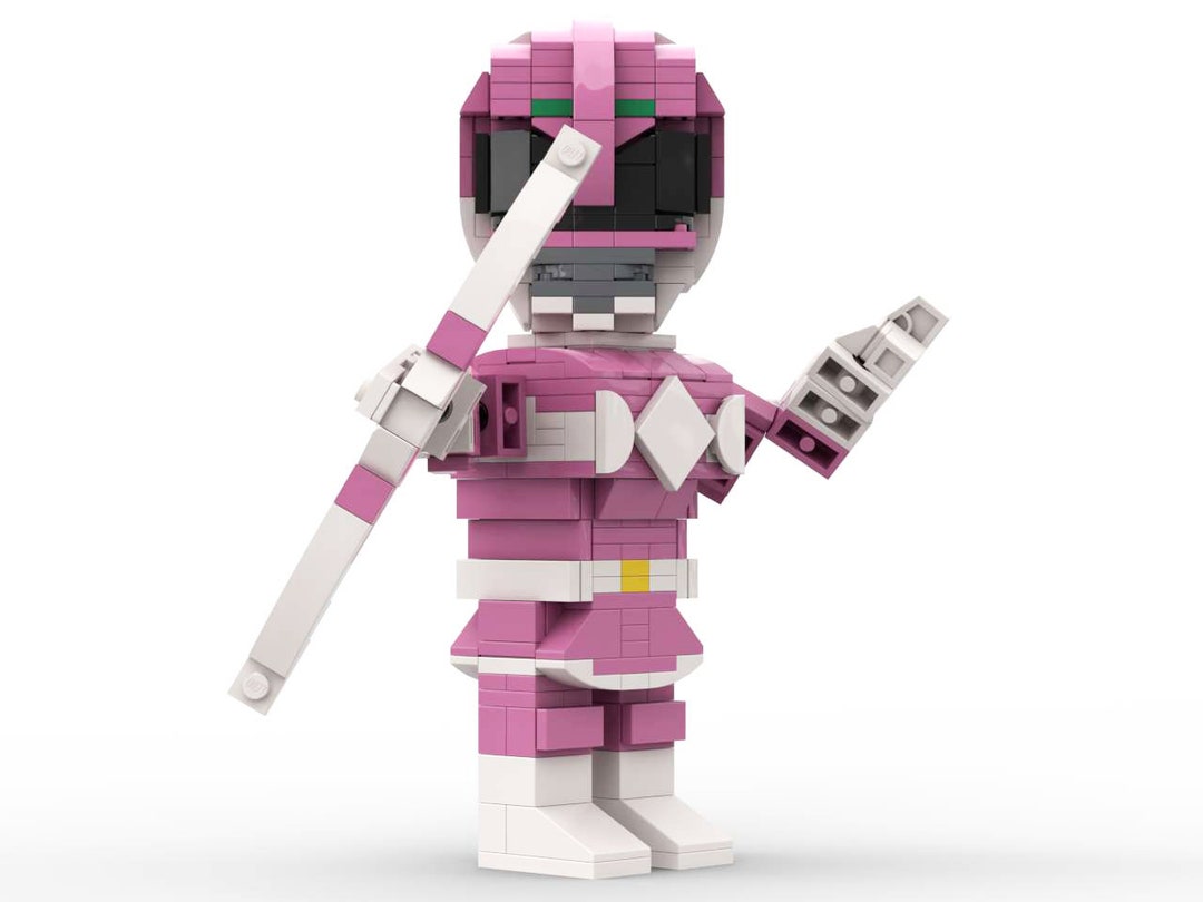 Pink Power Ranger Custom LEGO© Figure - Etsy
