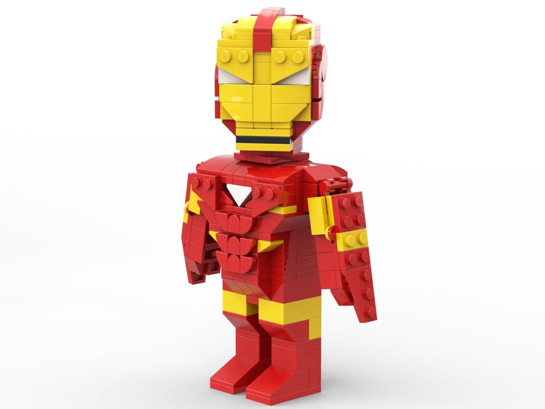 Iron Man Custom LEGO© Figure - Etsy