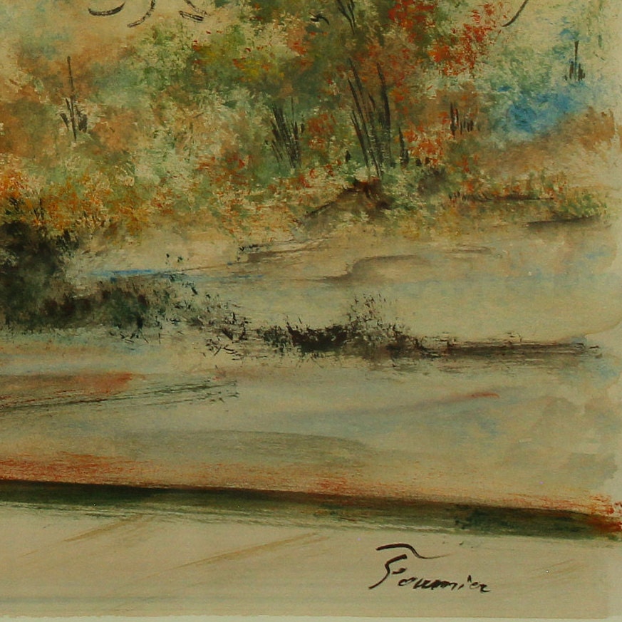 T. Fournier Watercolor Canadian Artist House Warming Gift - Etsy Norway