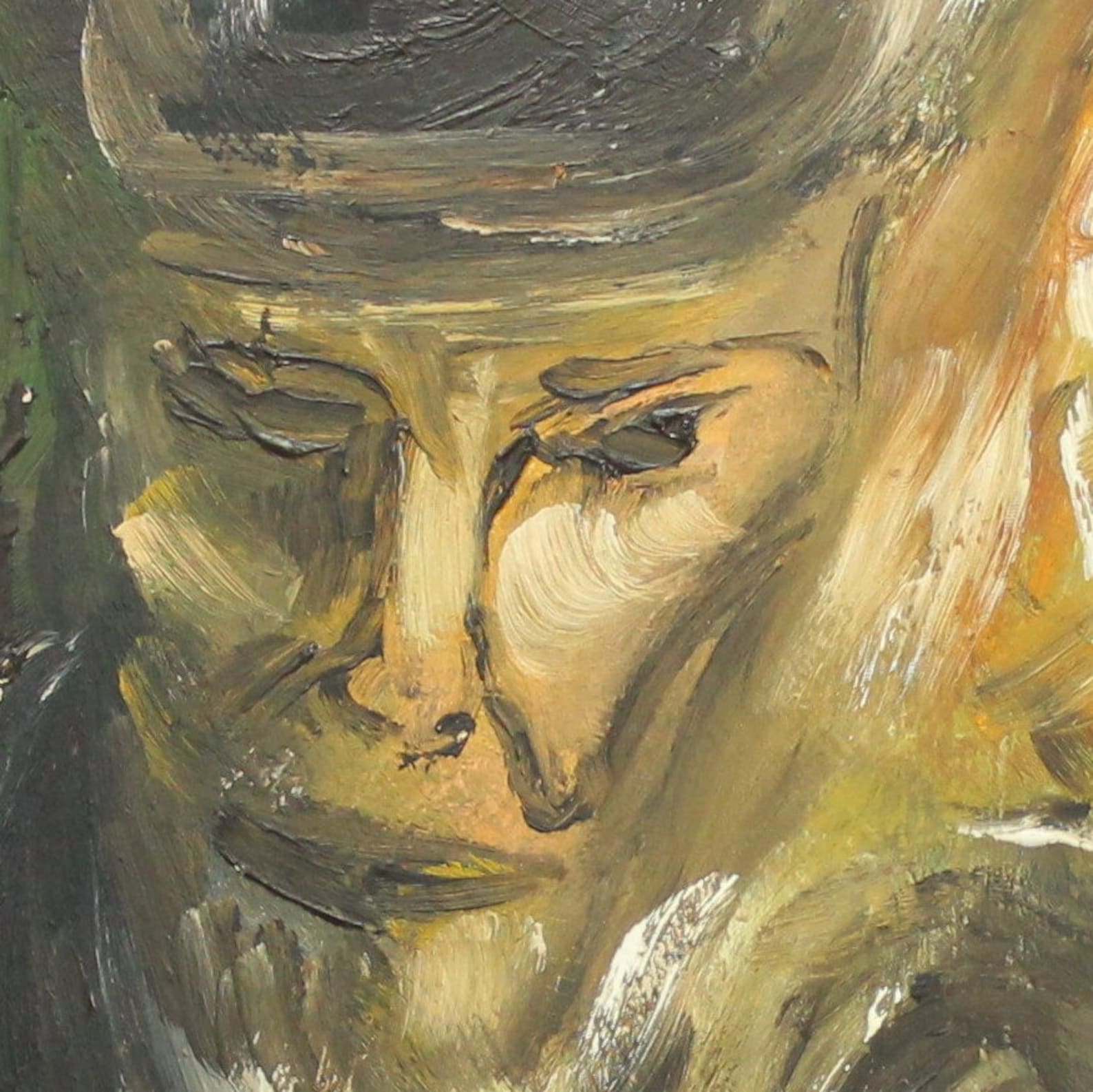 T. Jutras- Original Painting, Oil Painting, Vintage Painting, Canadian ...