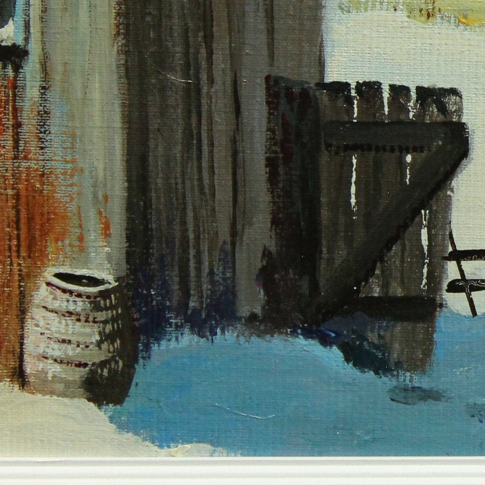 H. Knight Original Painting, Oil Painting, Vintage Painting, Canadian ...