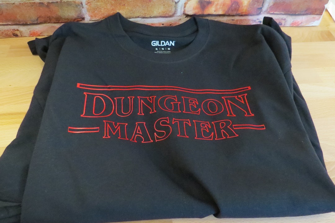 Dungeon Master Red Letters Shirt - Etsy