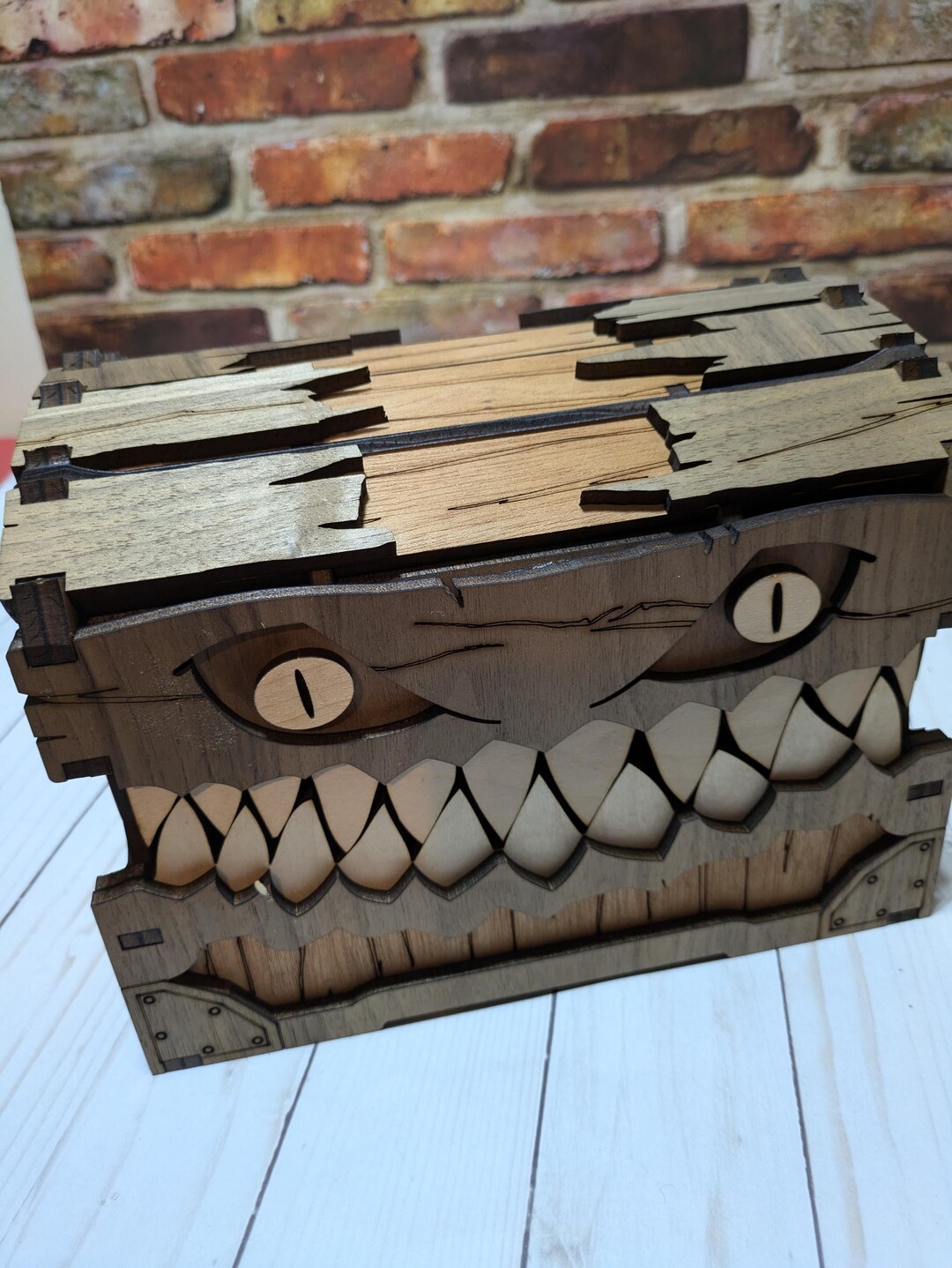 Mimic Chest Box for Dice Storage, Game Pieces Dice Box - Etsy