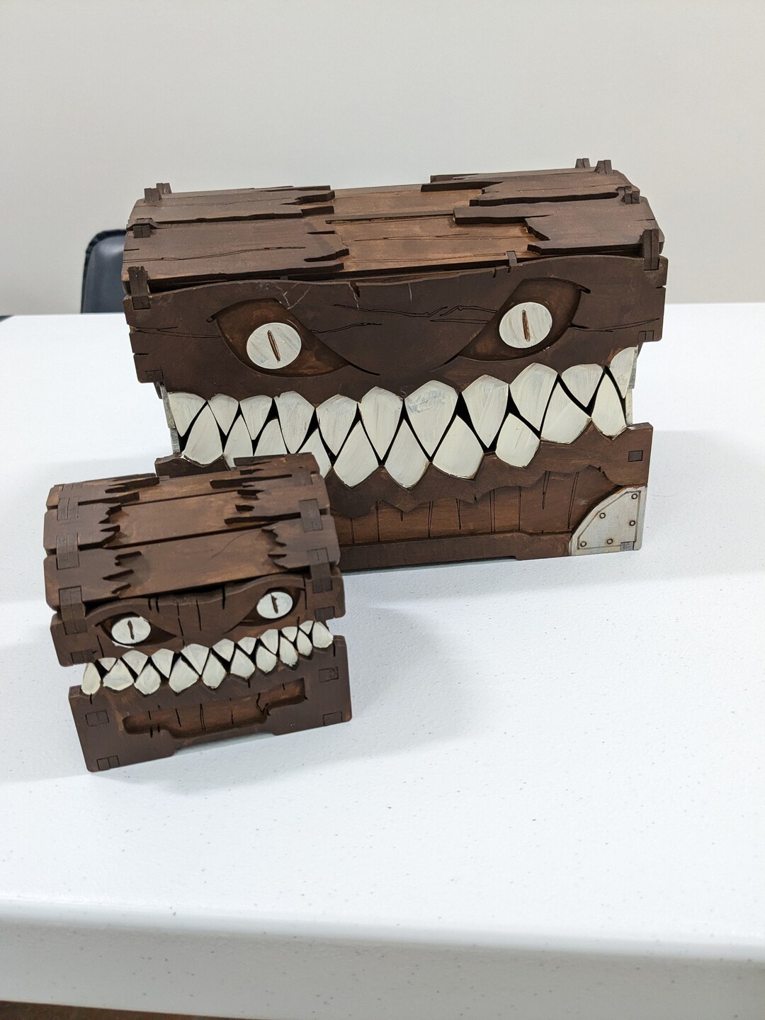 Mimic Chest Box for Dice Storage, Game Pieces Dice Box - Etsy