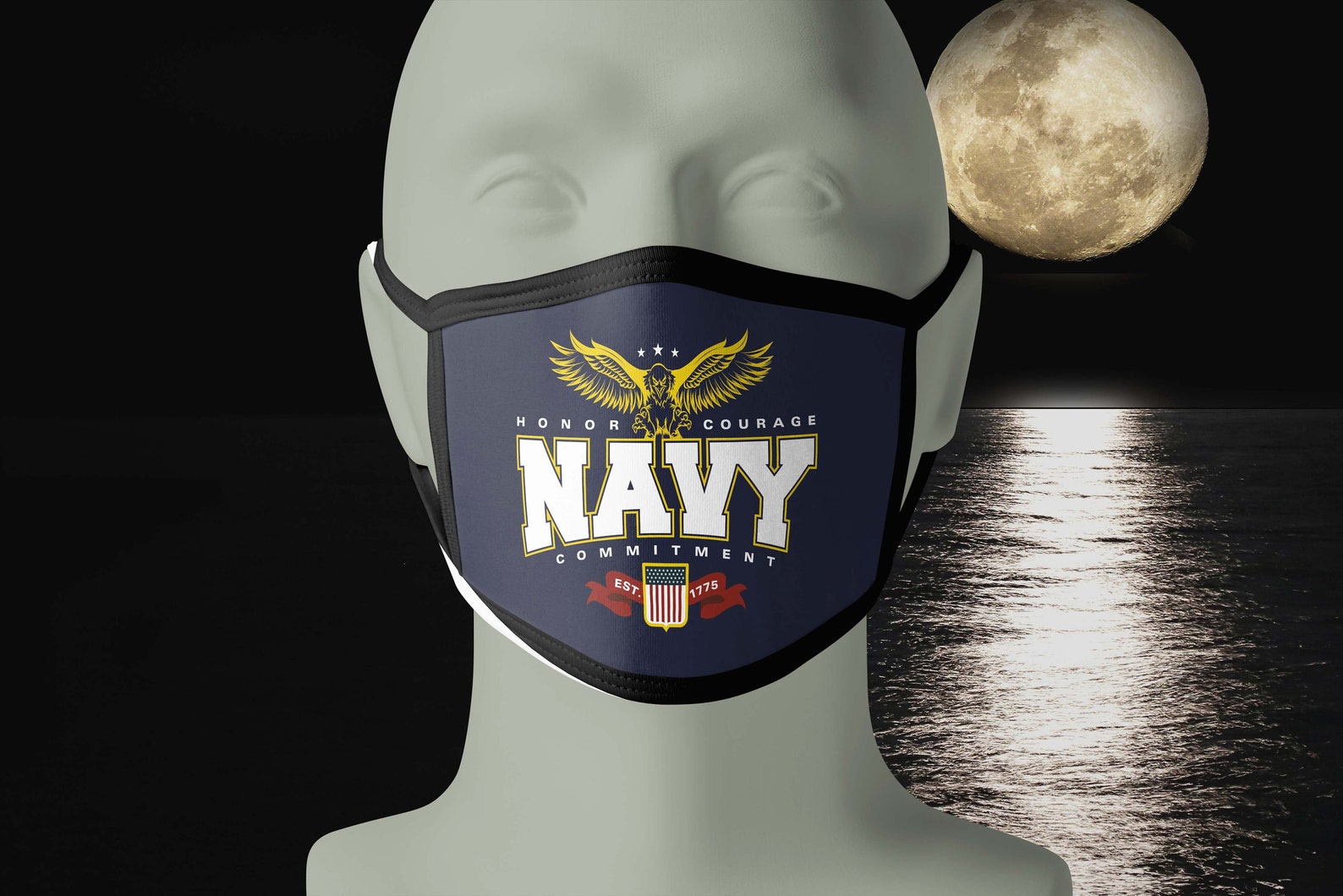 Military Face MaskNavy Face Mask-US Navy-USN Face | Etsy