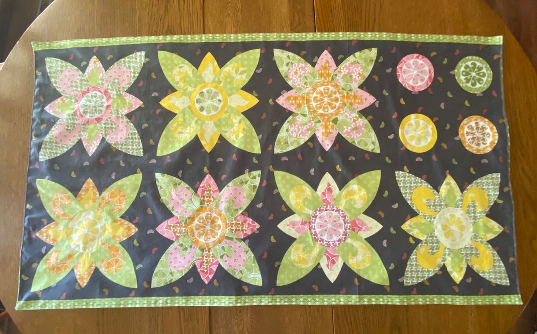 Citrus Table Runner - Lemons - Summer Table Runner - Etsy