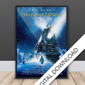 The Polar Express - Movie Poster - Digital Poster Download, 300dpi Jpeg ...