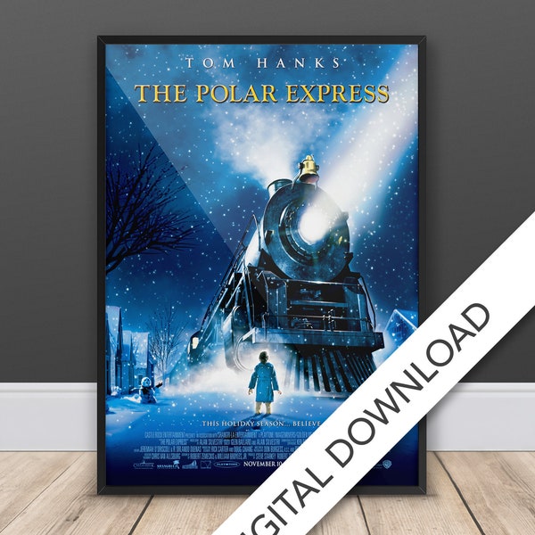 Polar Express Poster - Etsy UK