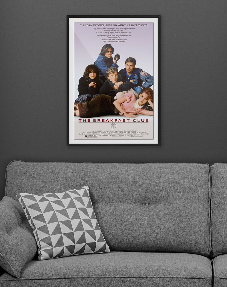 The Breakfast Club Movie Poster Digital Poster Download - Etsy