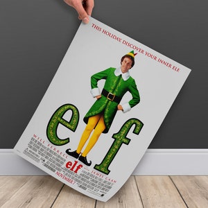 Elf - Movie Poster - Digital Poster Download, 300dpi Jpeg, A3 and ...