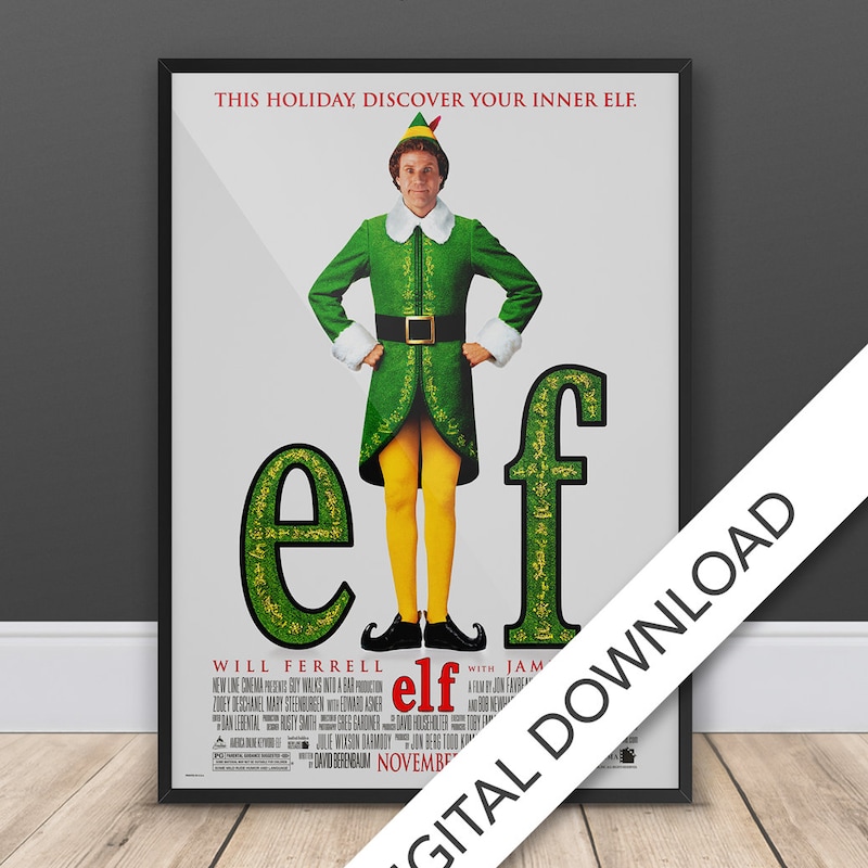 Printable Elf Posters - Etsy UK