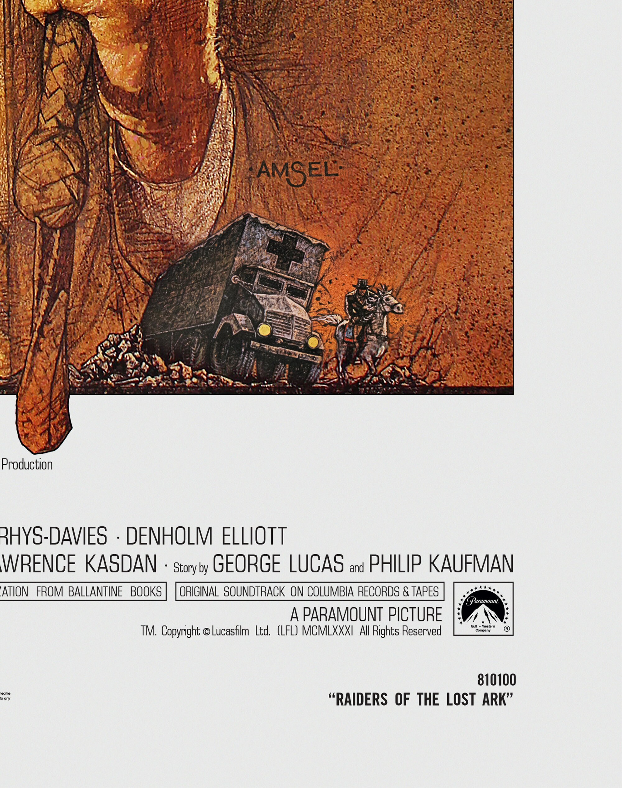 Raiders of the Lost Ark Movie Poster Digital Poster - Etsy