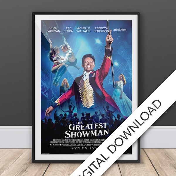 The Greatest Showman Poster - Etsy