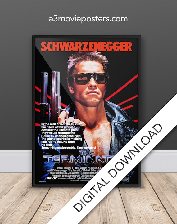 The Terminator Movie Poster Digital Poster Download - Etsy