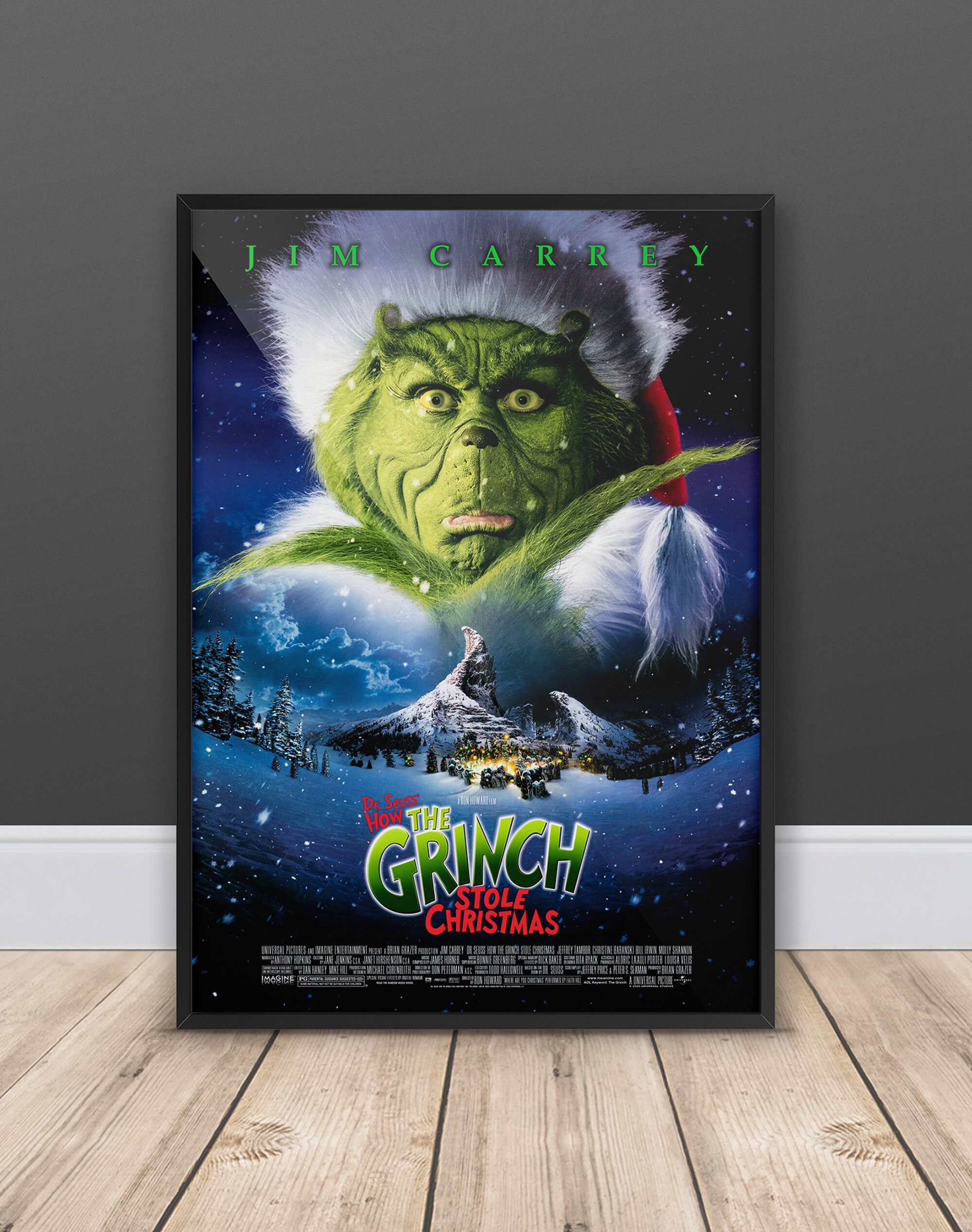 How The Grinch Stole Christmas Movie Poster
