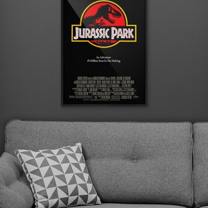 Jurassic Park - Movie Poster - Digital Poster Download, 300dpi Jpeg, A3 ...