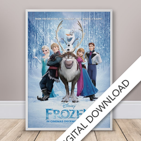Frozen Poster - Etsy