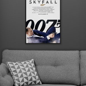 Skyfall - James Bond - Movie Poster - Digital Poster Download, 300dpi ...