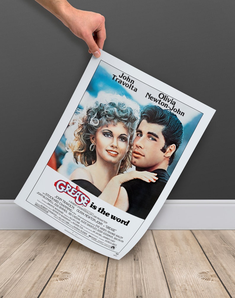 Grease Movie Poster Digital Download A3 & Tabloid - Etsy