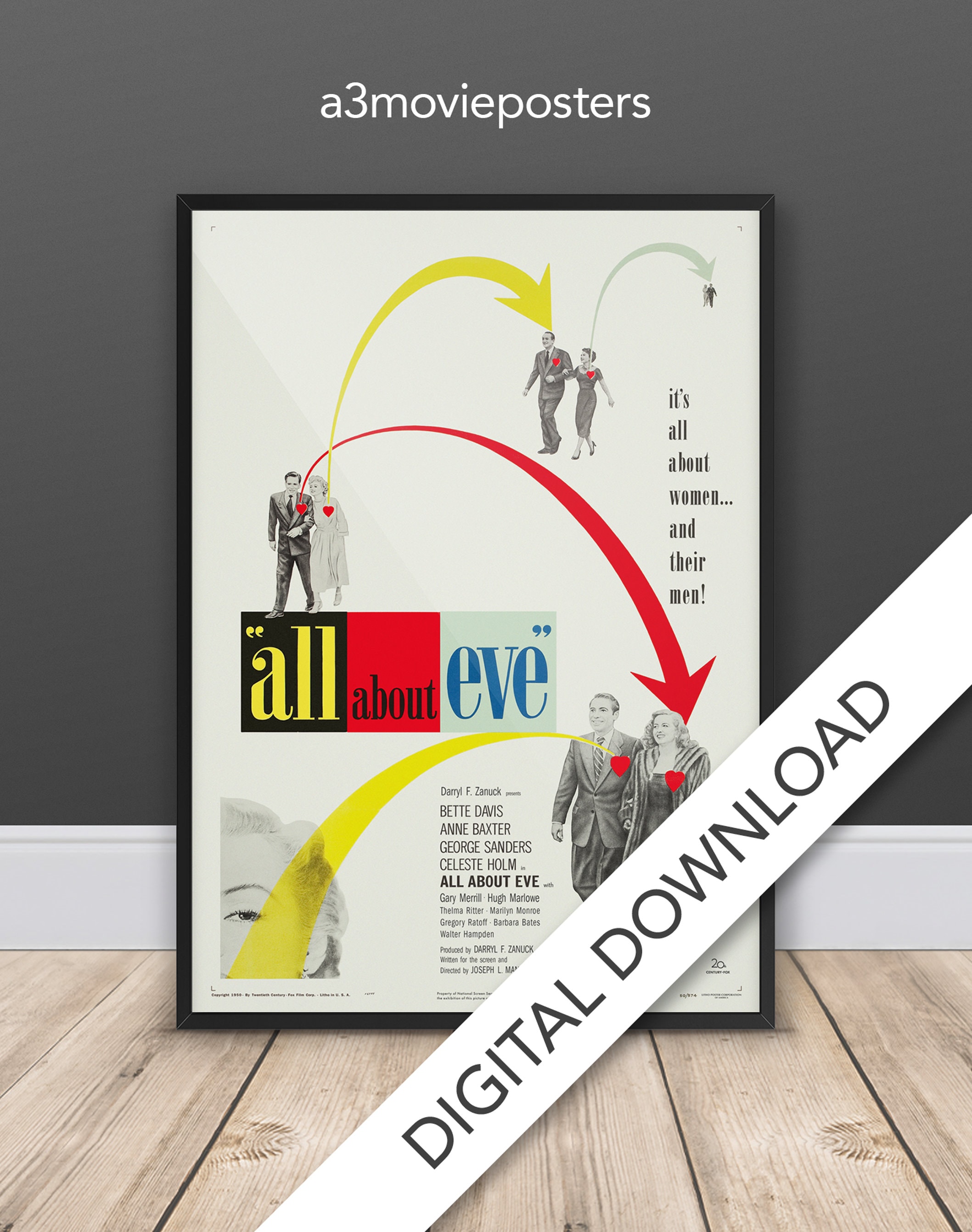 All About Eve Movie Poster