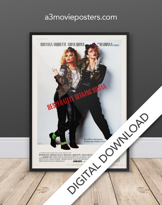 Desperately Seeking Susan Poster Digital Download Printable - Etsy