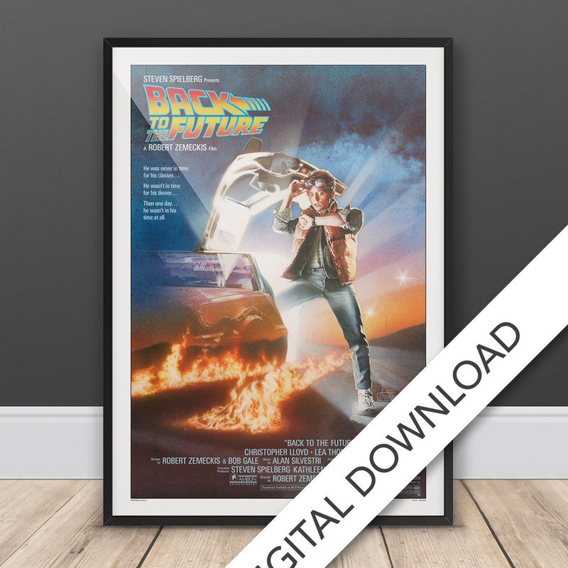 Back to the Future Poster - Etsy