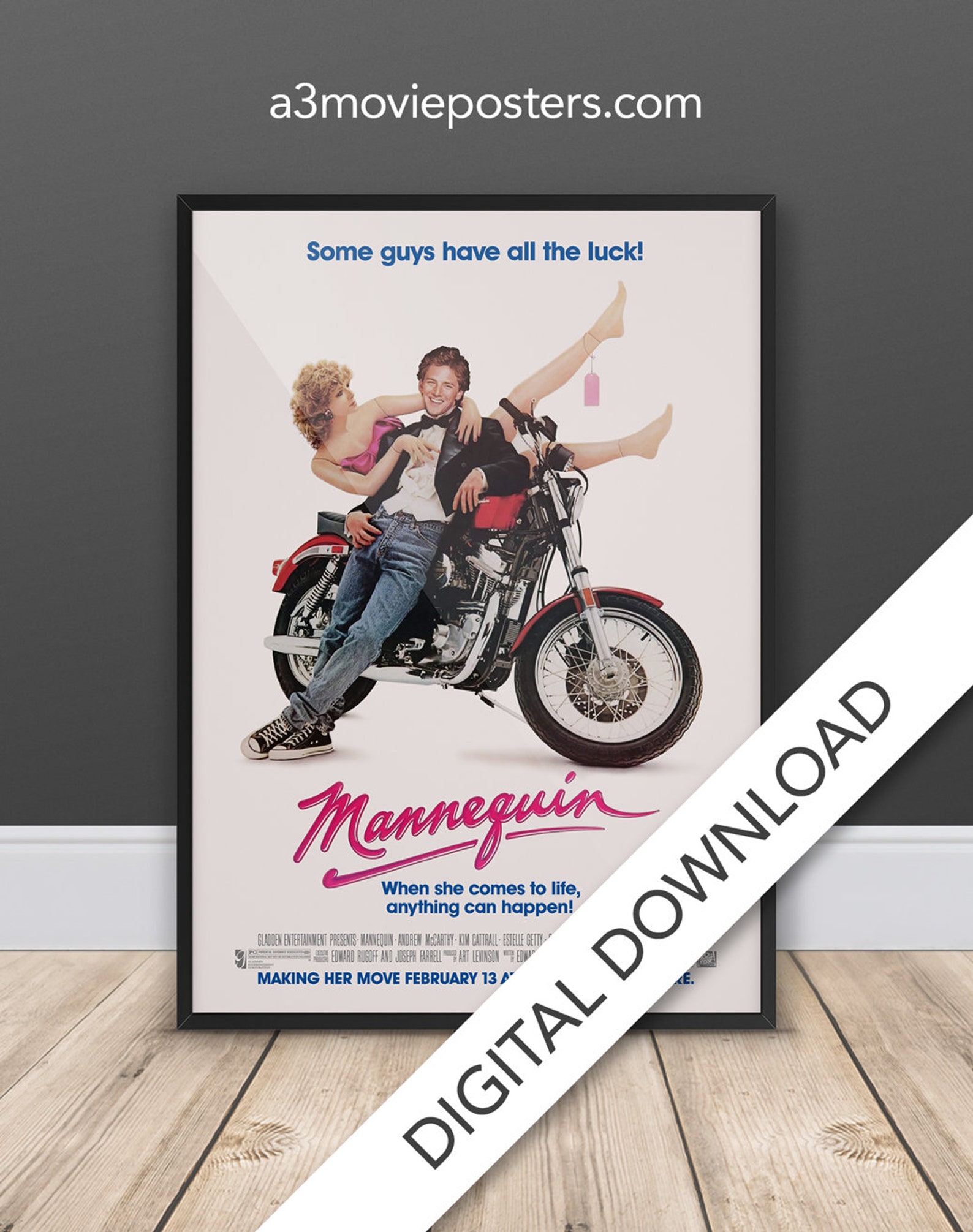 Mannequin Movie Poster Digital Download A3 Tabloid | Etsy