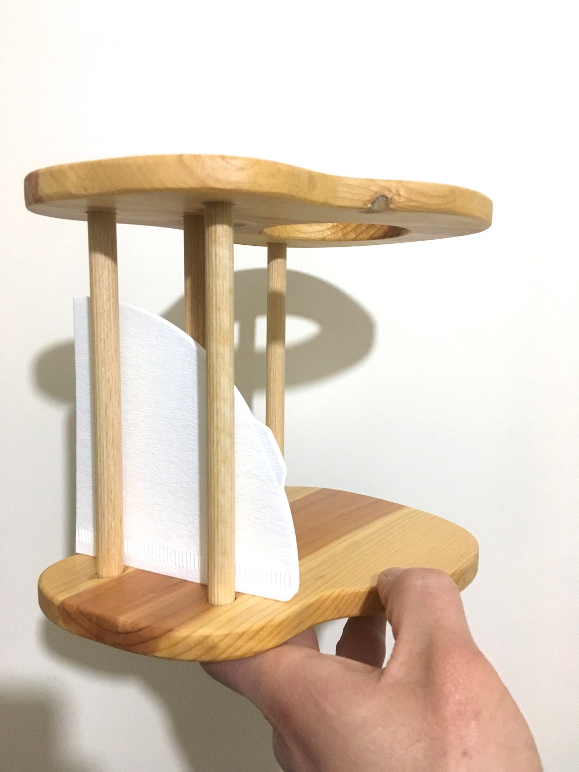 Wooden V60 Stand Drip Stand Pour Over Stand | Etsy