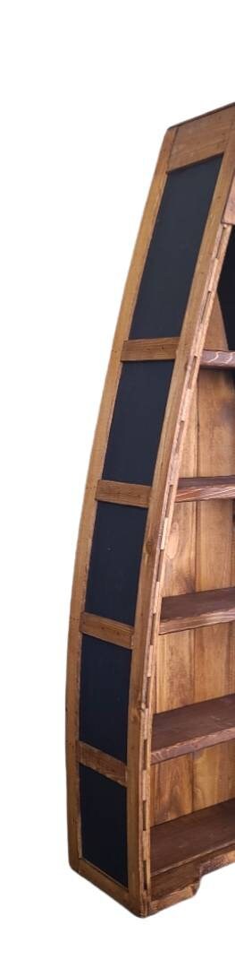 3FT Wooden Canoe Boat Shelf - Etsy