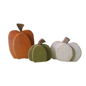 Round Pumpkin Set - Etsy