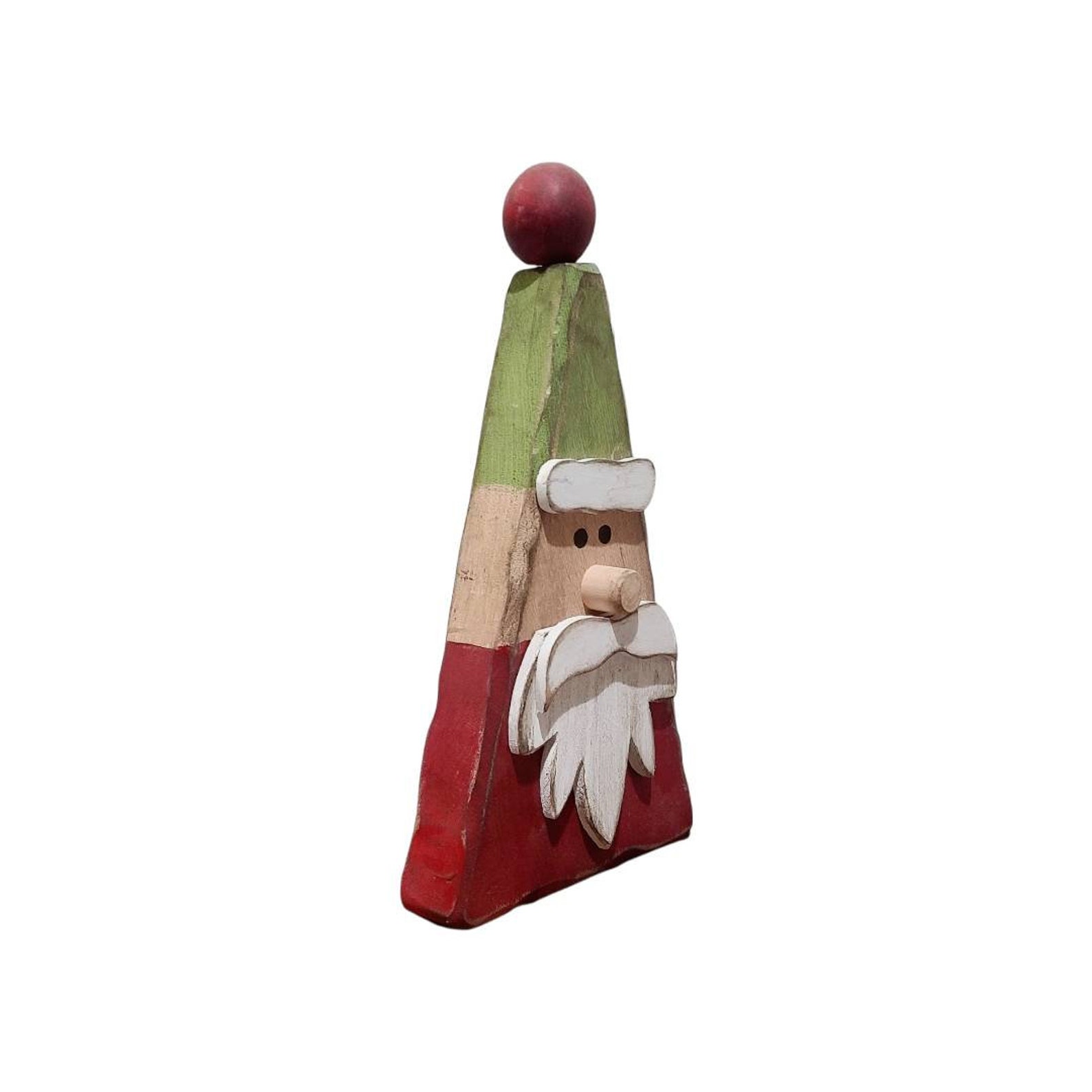 Wooden Santa - Etsy