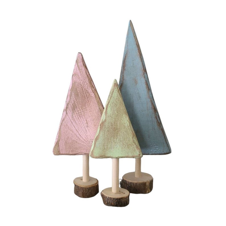 Wooden Triangle Tree's | Etsy