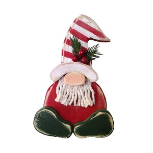 Christmas Wooden Gnome - Etsy