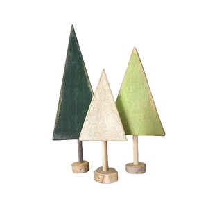Wooden Triangle Tree's - Etsy