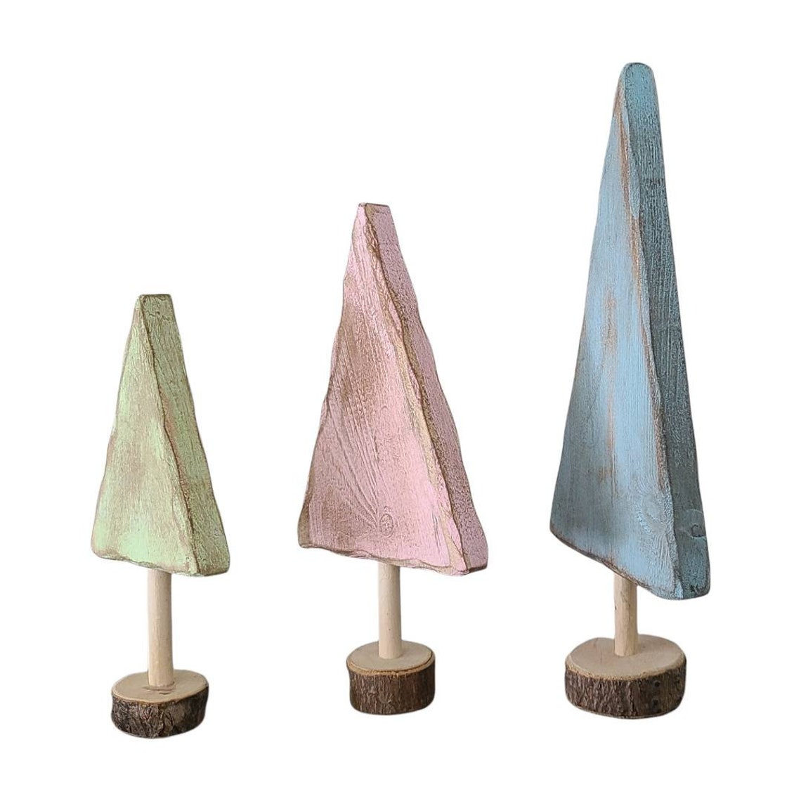 Wooden Triangle Tree's | Etsy